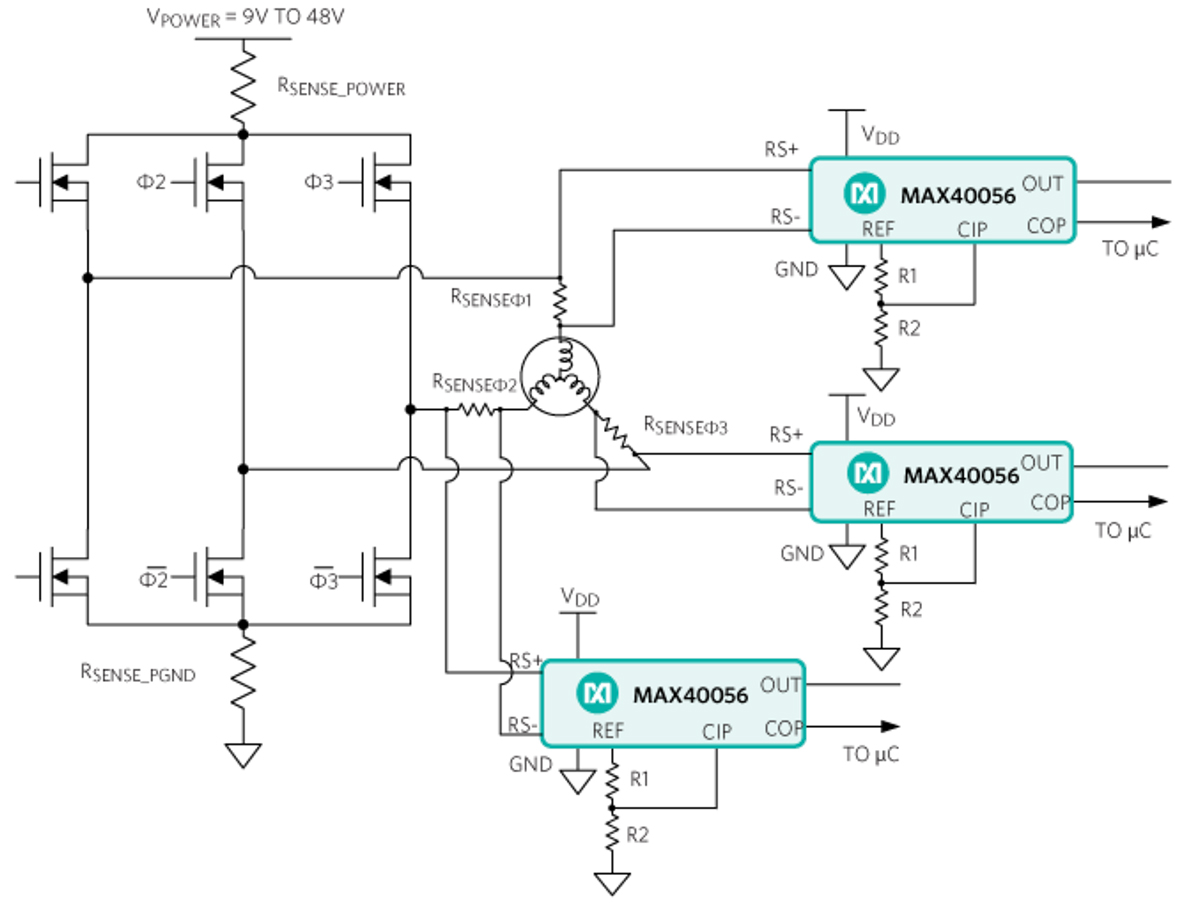Current Sensing for AC Motor Control | DigiKey