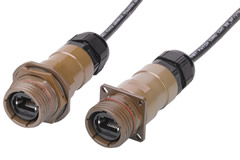 RJ45 D38999 Series C-RJFTV - Cinch Connectivity | DigiKey