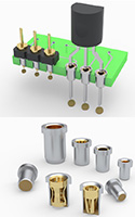 Organic Fibre Plug® Receptacles - Mill-Max | DigiKey