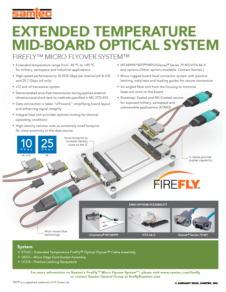 FireFly Mid-Board Optical Transceiver Solutions by Samtec | DigiKey