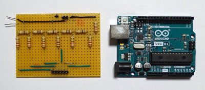 How To Build a Simple R-2R DAC Shield for the Arduino UNO