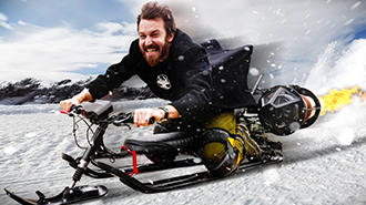 Hacksmith Industries' Jet-Powered Snow Racer Aims for Glory