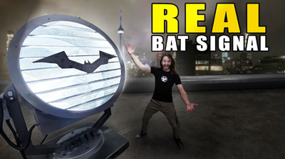 The Hacksmith: Recreating the Bat-Signal