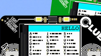 CircuitPython BLE Morse Code Chat