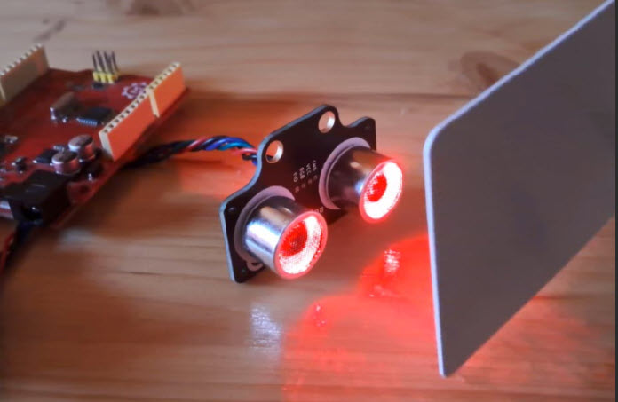 How to Use RGB LED HC‑SR04 (RUS‑04) Ultrasonic Sensor With Arduino ...